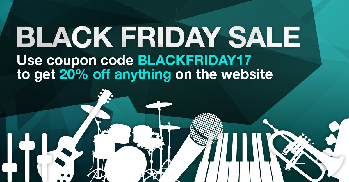 Black Friday Sale: 20% off EVERYTHING at Worship Backing Band